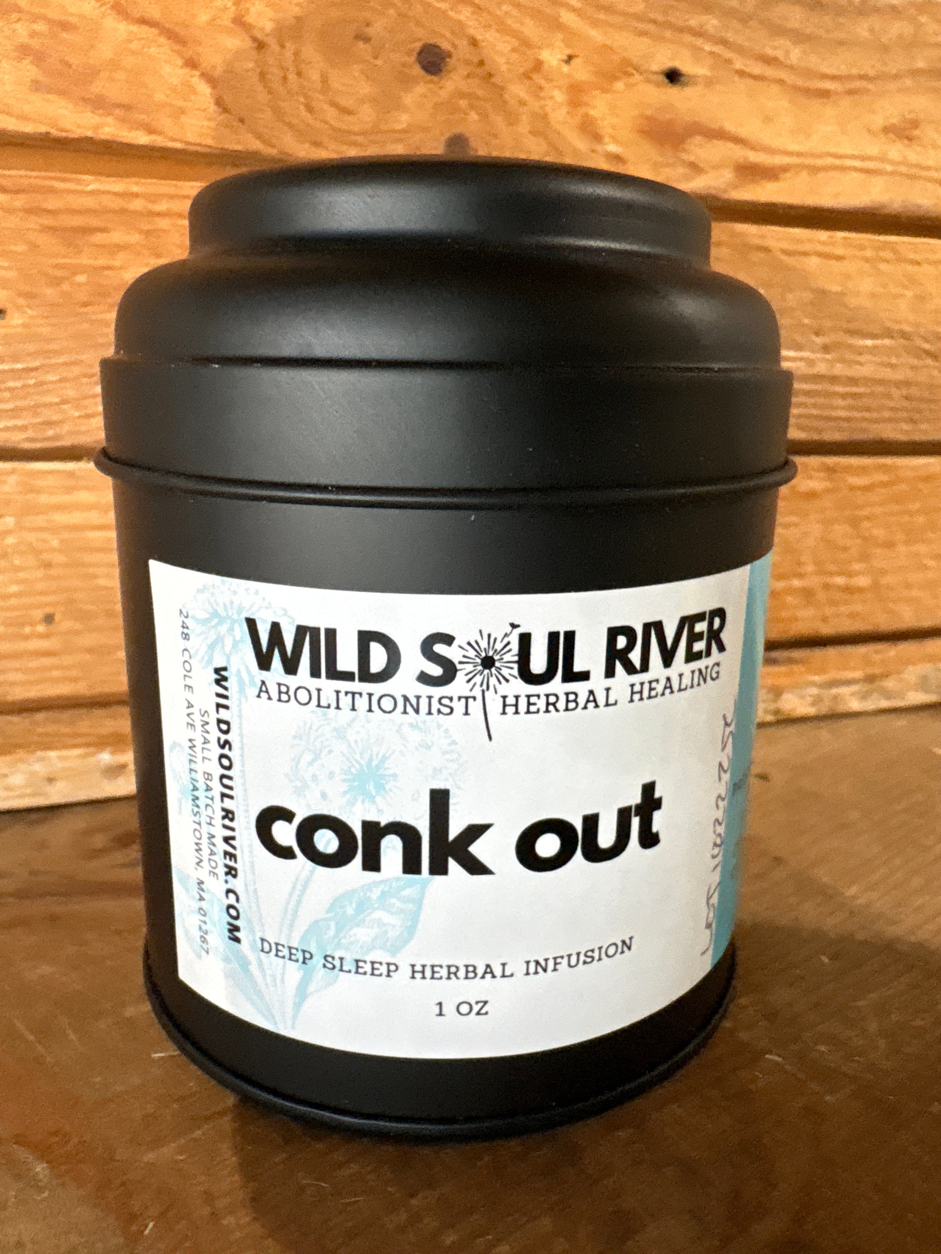 Conk Out Tea – Wild Soul River, LLC