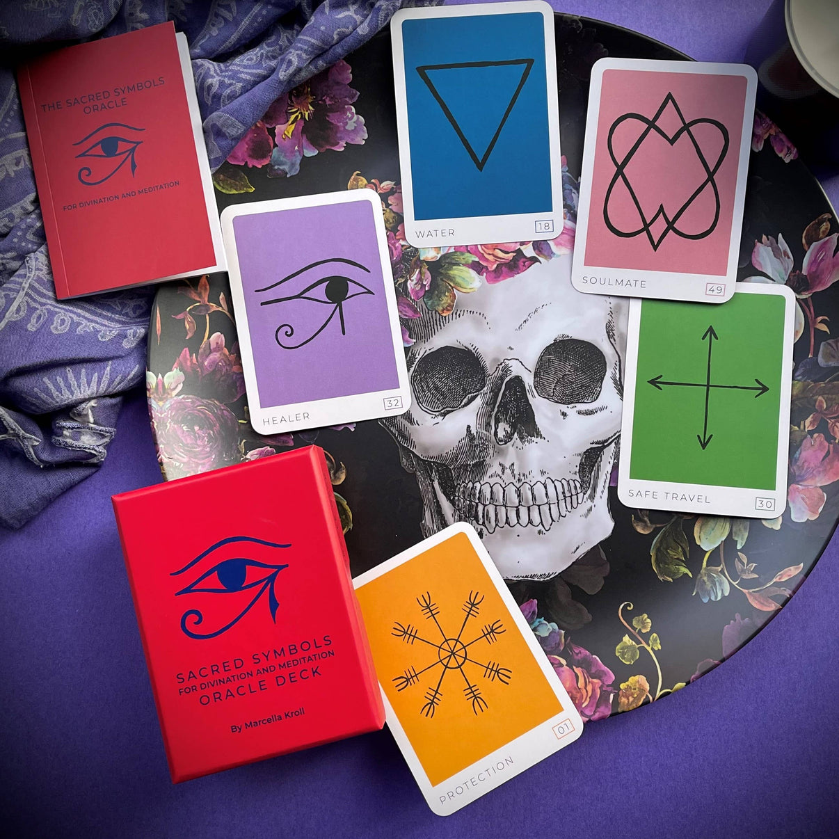 Sacred Symbols Oracle Deck by Marcella Kroll – Wild Soul River, LLC